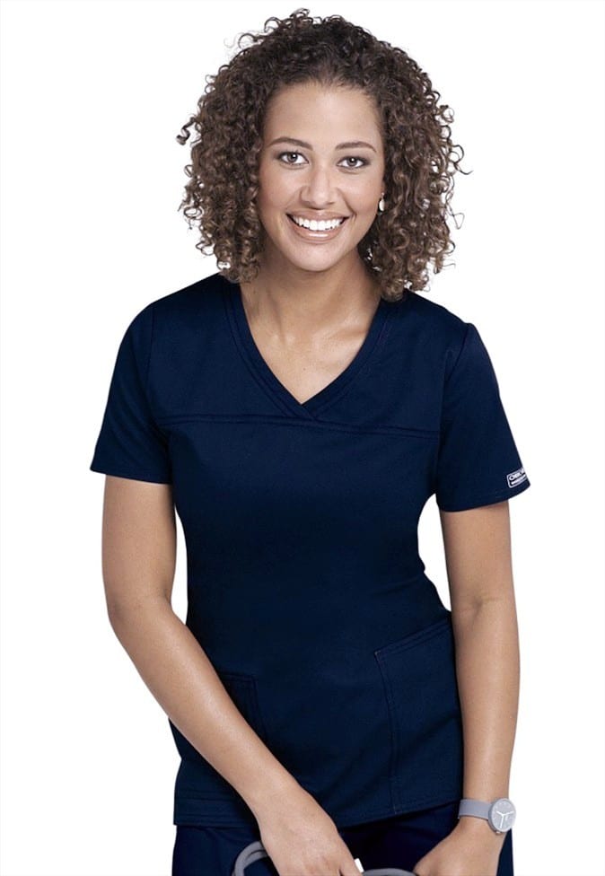 Premium Workwear V-neck Ladies Scrubs Top - 4727 - Geelong Medical ...